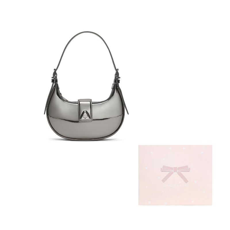 Сумка седло CHARLES&KEITH PU Crescent Bag