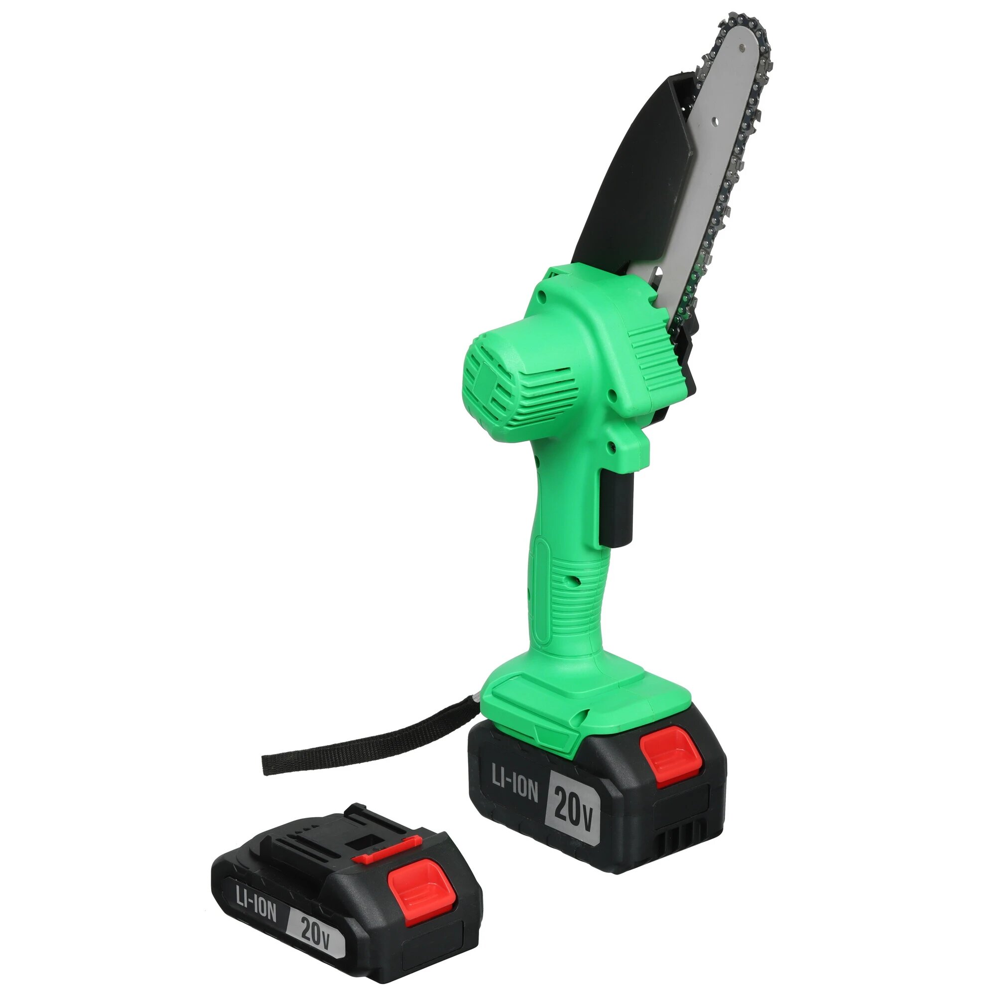 Пила цепная аккумуляторная ZITREK GreenSaw 20 Extra power 082-1851, зеленый, 20В, 3Ач