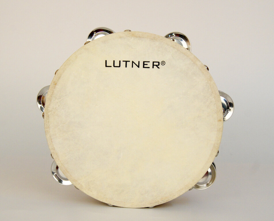 FLT-TH8-12 Тамбурин с кожей с 12 бубенцами Fleet