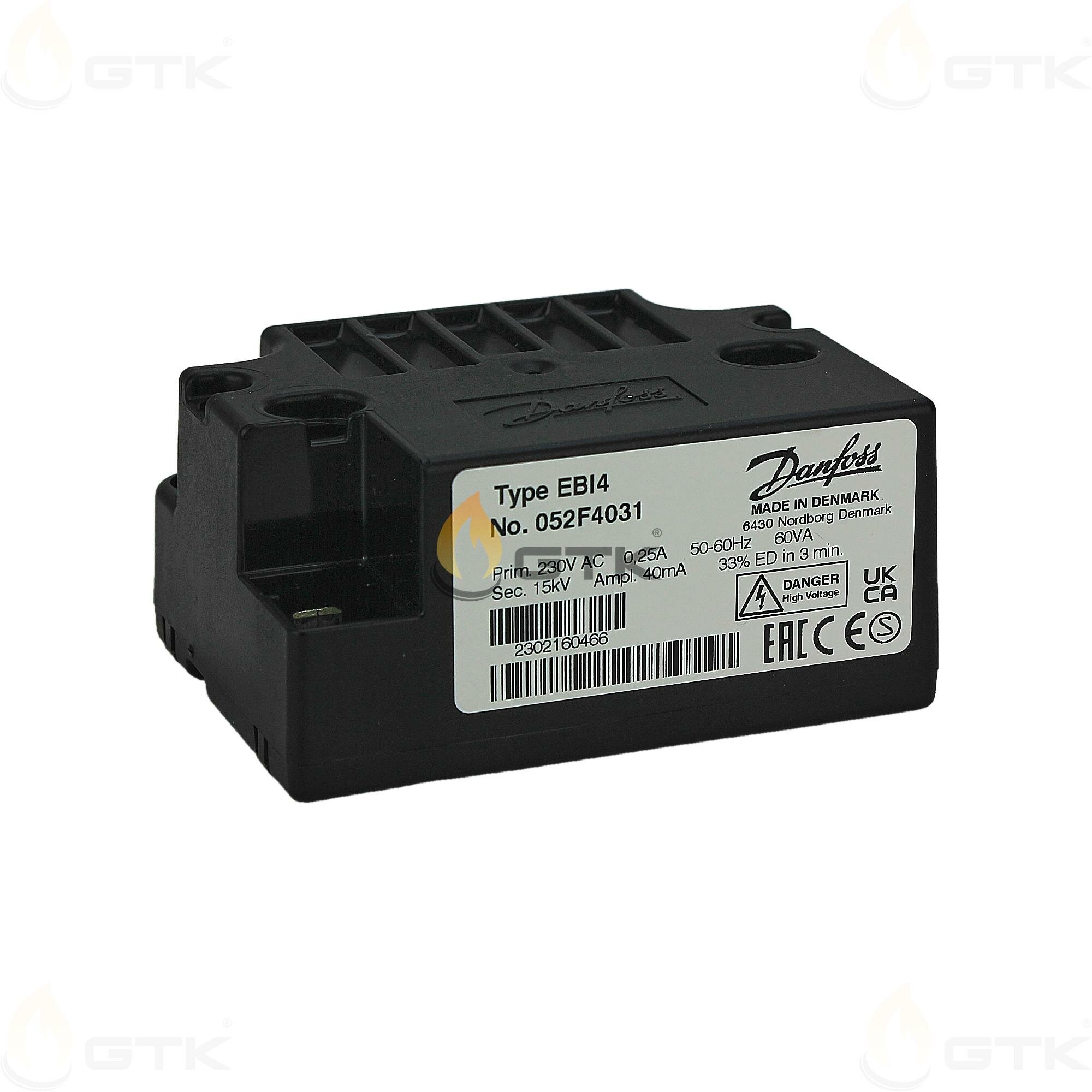 Трансформатор розжига Danfoss EBI4, 052F4031