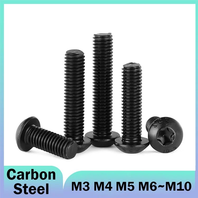 Винты Torx M6x12mm, 5шт, круглая головка