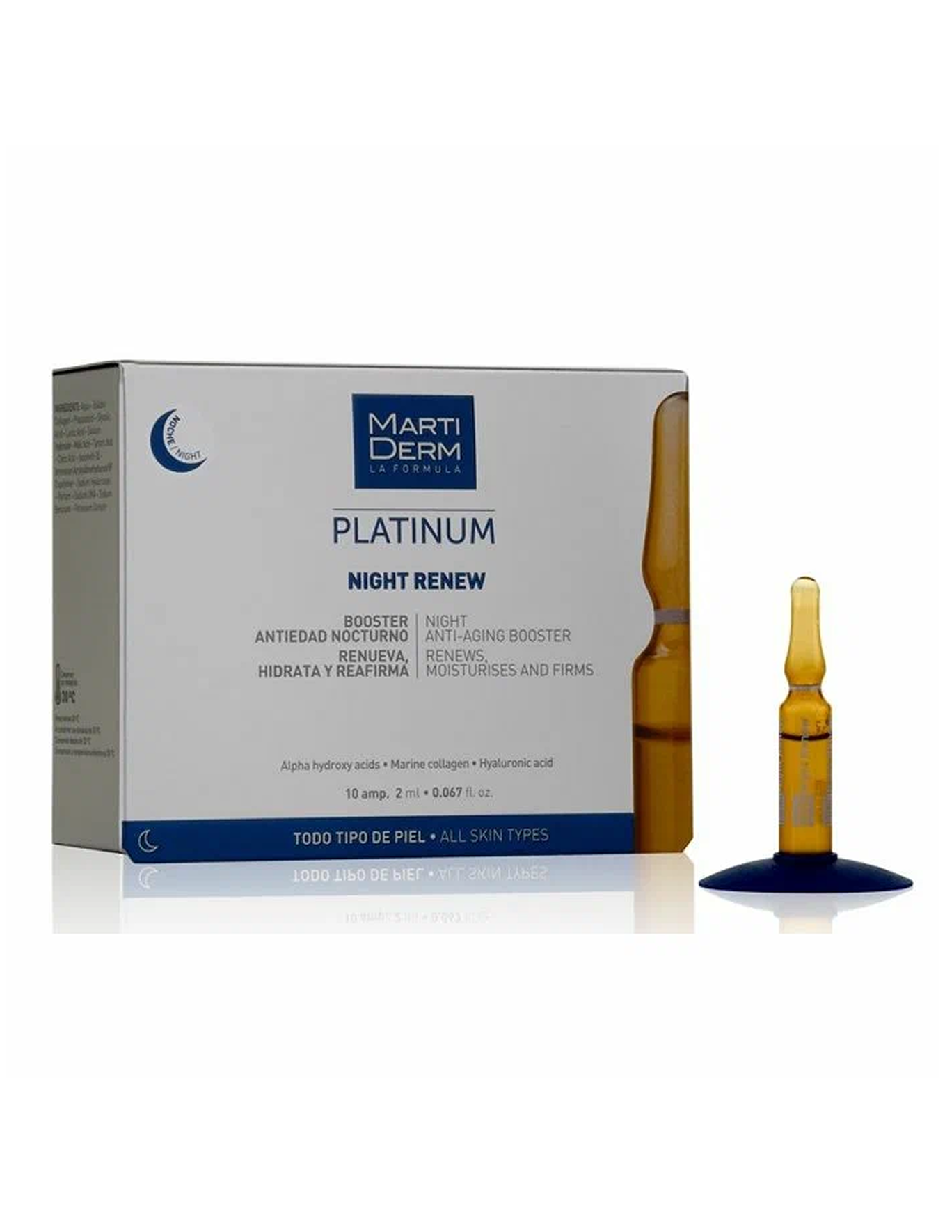 MartiDerm Platinum Ампулы Ночное восстановление 2мл №5