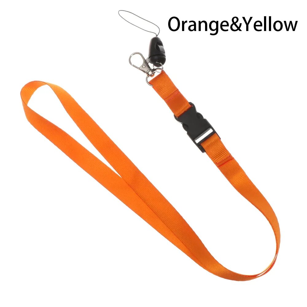 Ремни на шею Orange-Yellow для ID карт и ключей