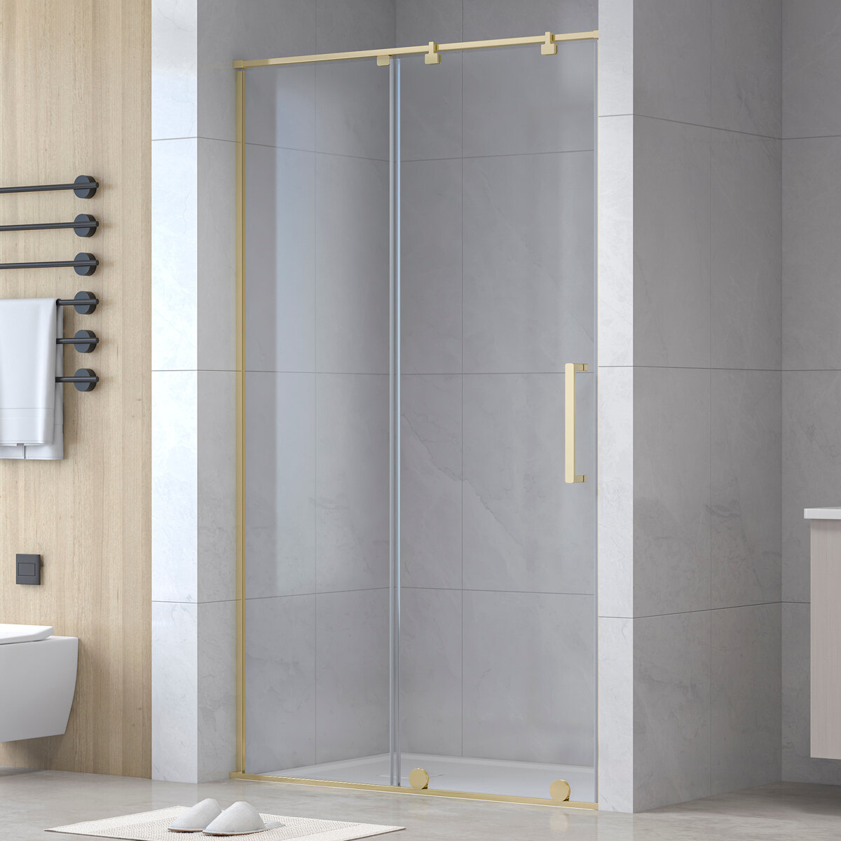 Душевая дверь Royal Bath 195х140 BERN-S RB140-T-GD