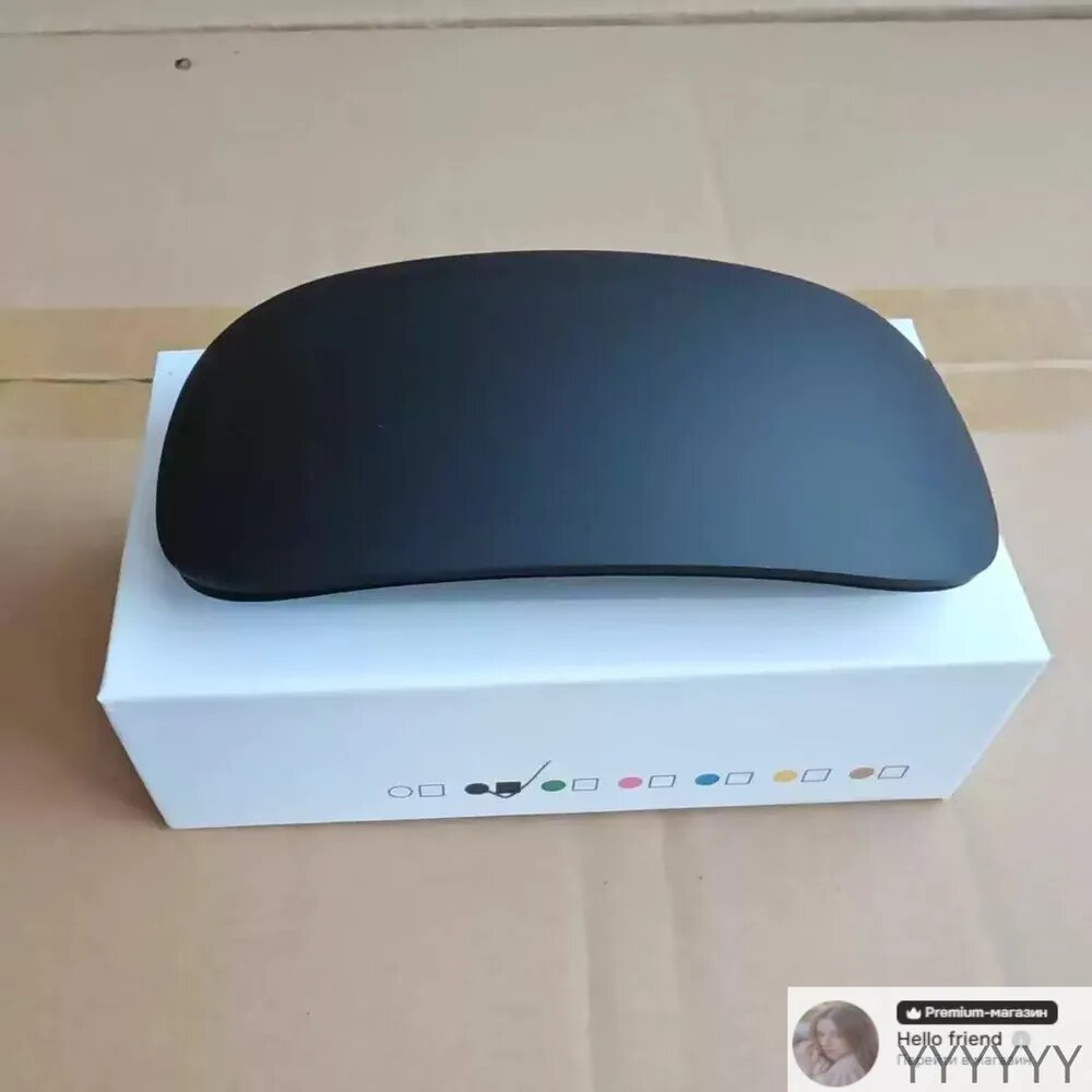 Мышь беспроводная Magic Macbook Mouse, черная, USB Type-C, 2 кнопки