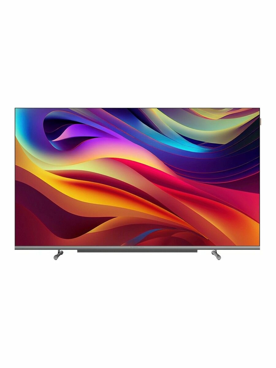 Телевизор Digma "Pro", диагональ 55 дюймов, разрешение 4K, чёрный — фото 1