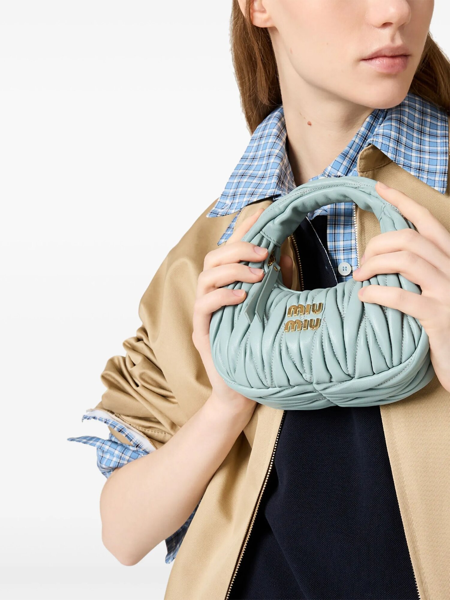 Сумка Miu Miu Wander, green — фото 1