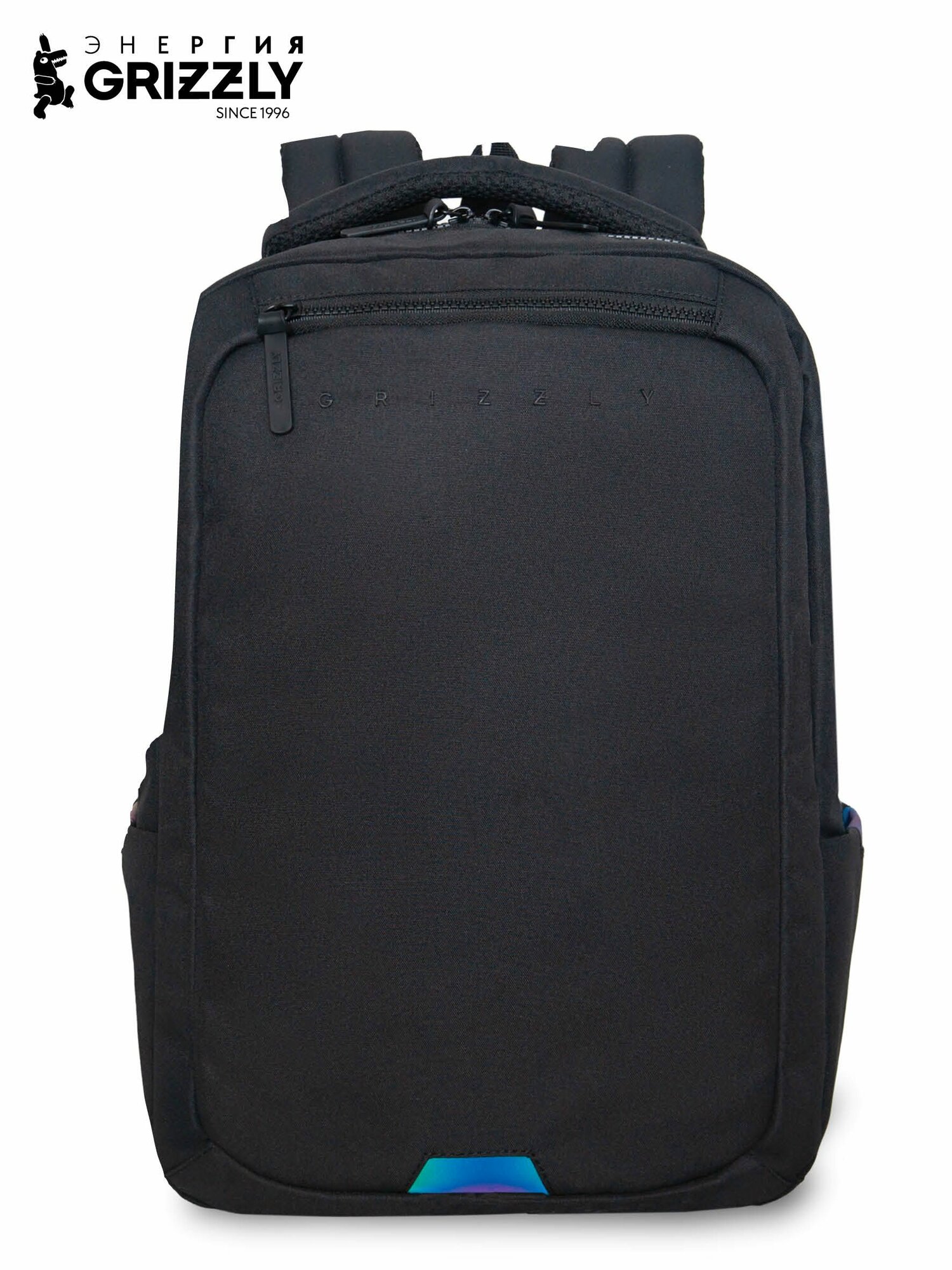 Рюкзак молодежный GRIZZLY с отделением для ноутбука 15", анатомической спинкой, для мальчика, мужской, RU-534-1