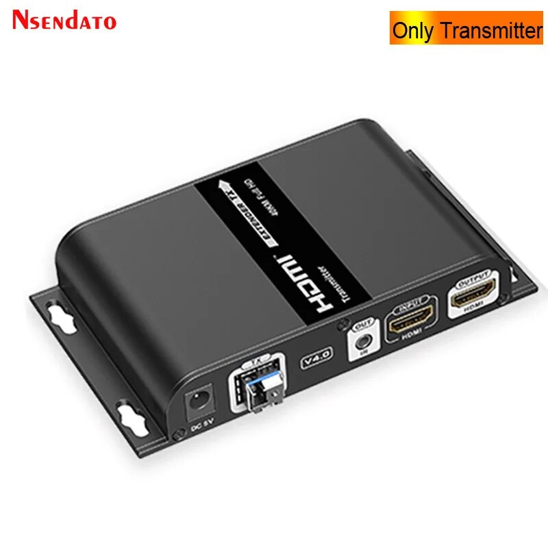 HDMI оптический удлинитель Nsendato 40км, Цвет: 1 TX, EU Plug