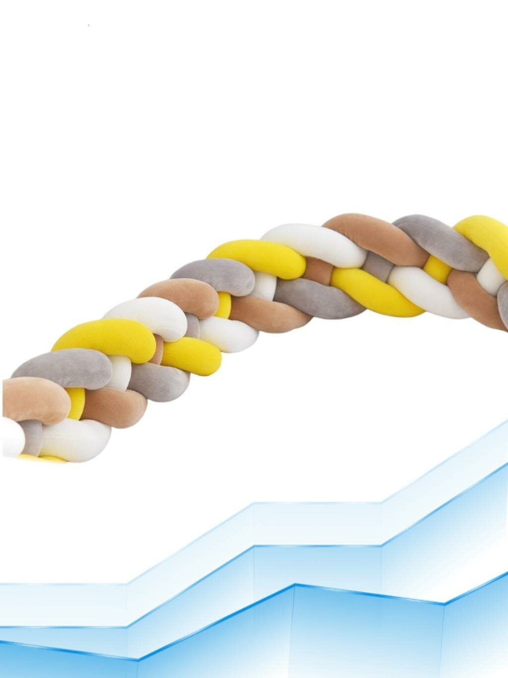 Фланелевые защитные бортики для детской кроватки, 2 - D