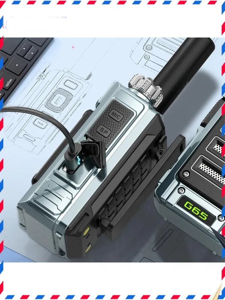 B6G65 Рации FM-Радио Двустороннее Радиокоммуникатор Для Детей, C, Рация