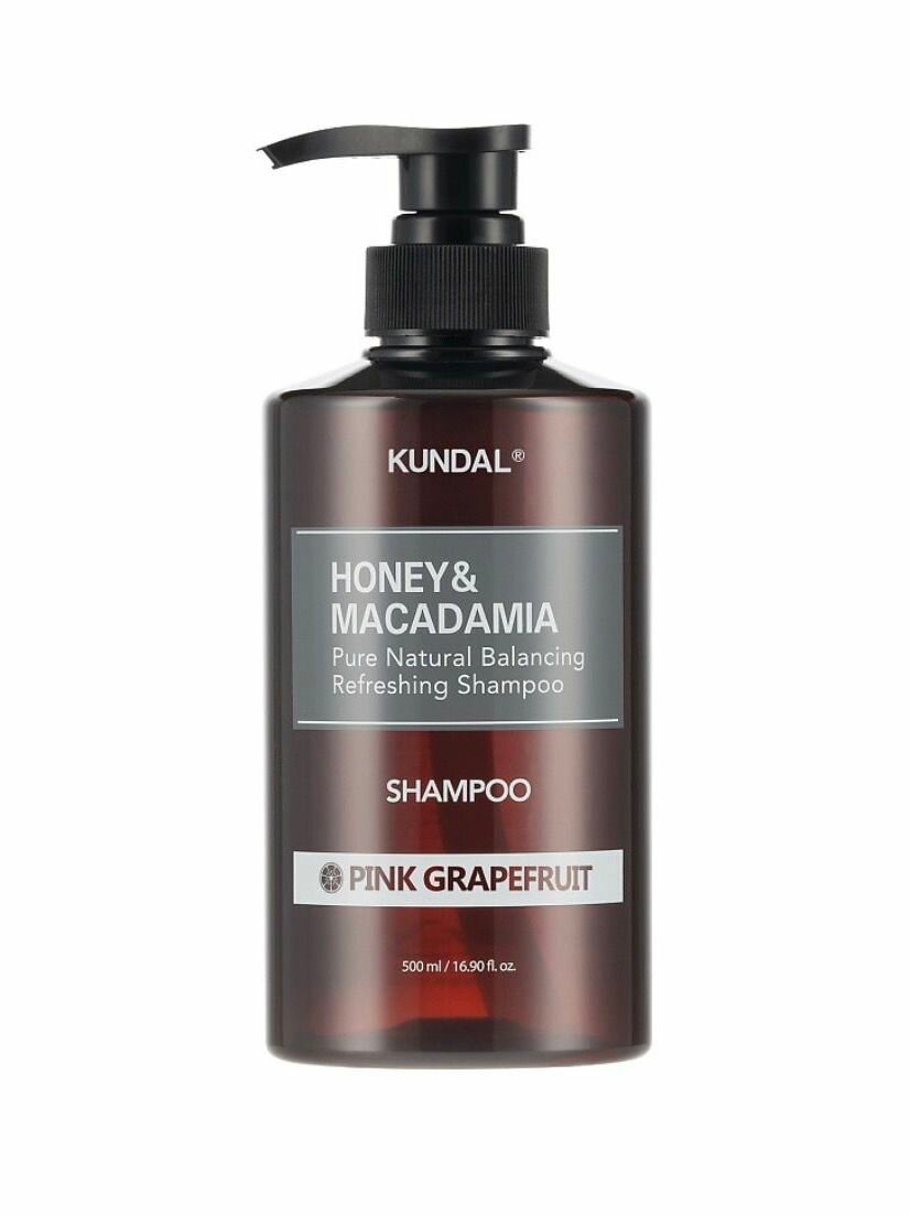 KUNDAL Шампунь для волос Розовый грейпфрут Honey & Macadamia Shampoo, 500 мл.