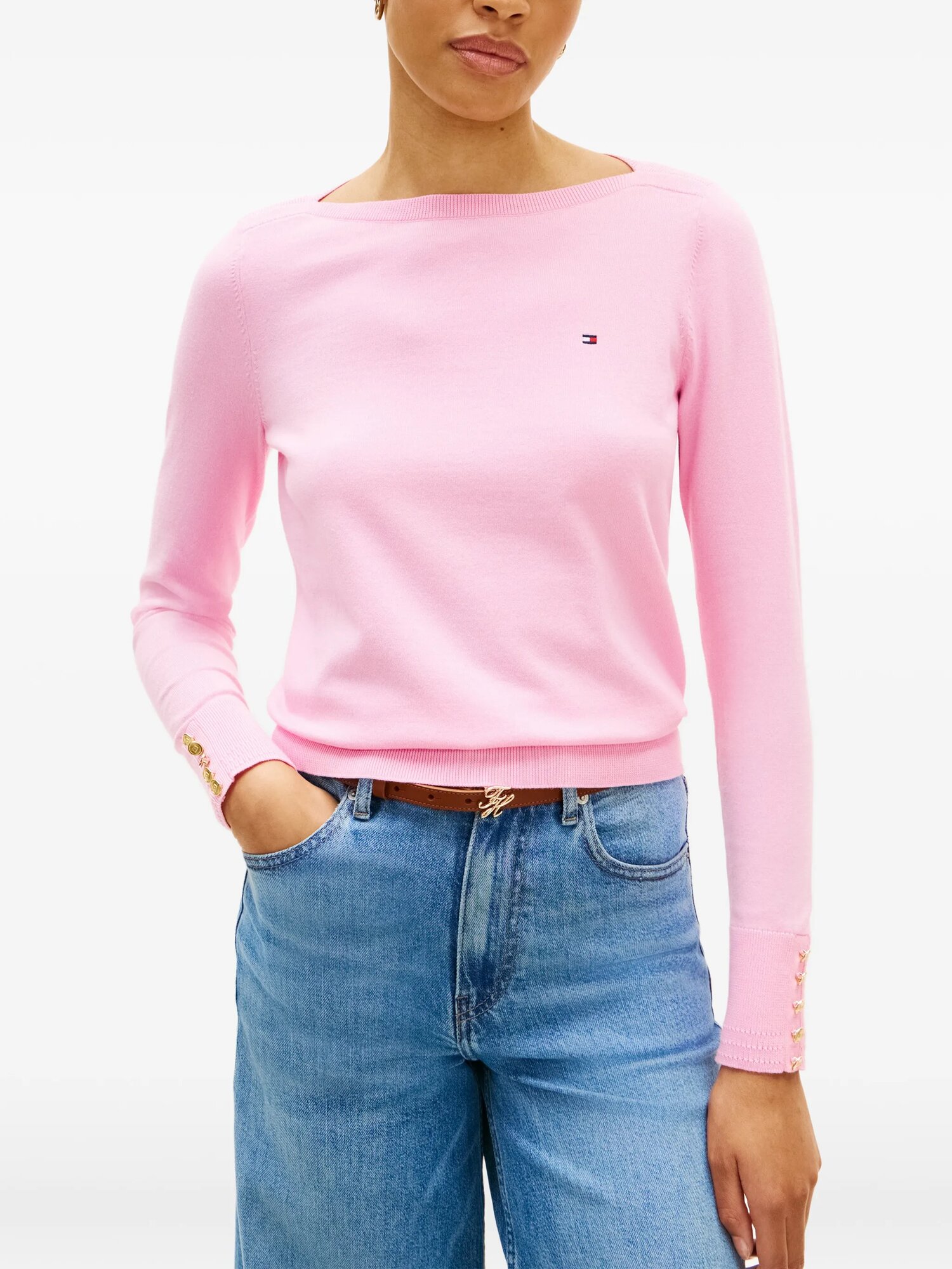 Свитер TOMMY HILFIGER Boat-neck sweater, размер 46 EU — фото 1