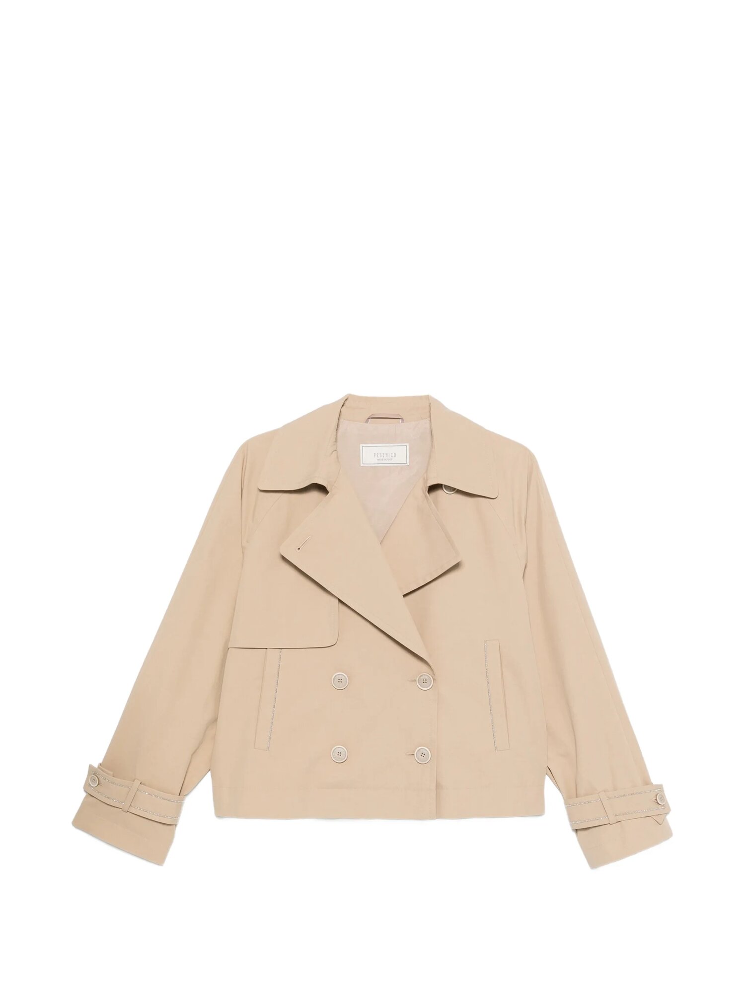 Куртка Double-breasted cropped jacket