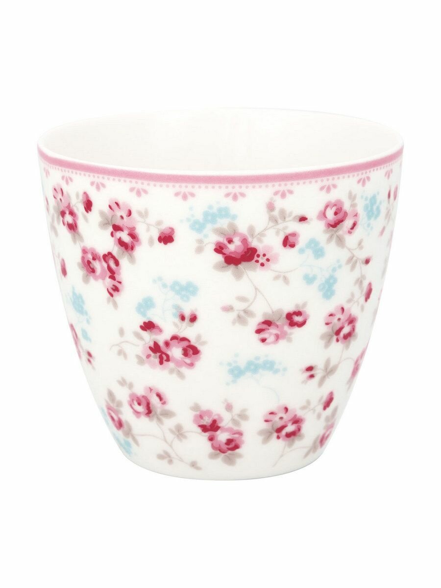 Стакан Greengate Elsy white, фарфор, 300 мл.