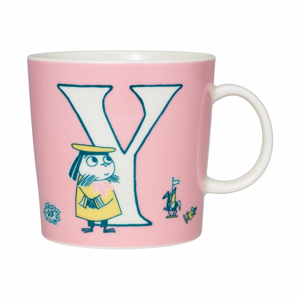Кружка Arabia Finland Moomin Алфавит буква "Y", фарфор, 400 мл.