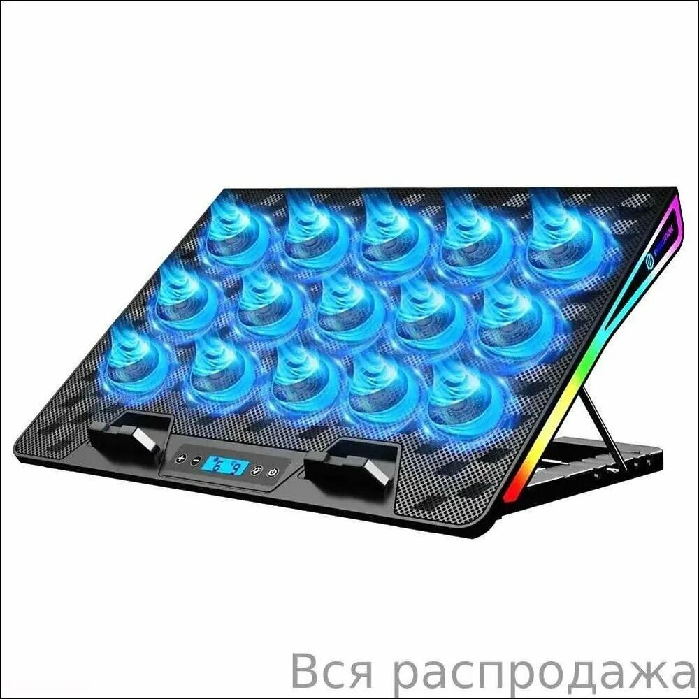 Подставка для ноутбука с активным охлаждением EVOLUTION LCS-09 RGB