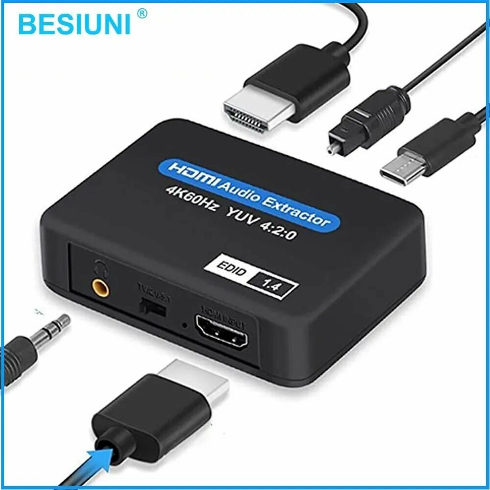 BESIUNI Аудиокабель HDMI, темно-синий