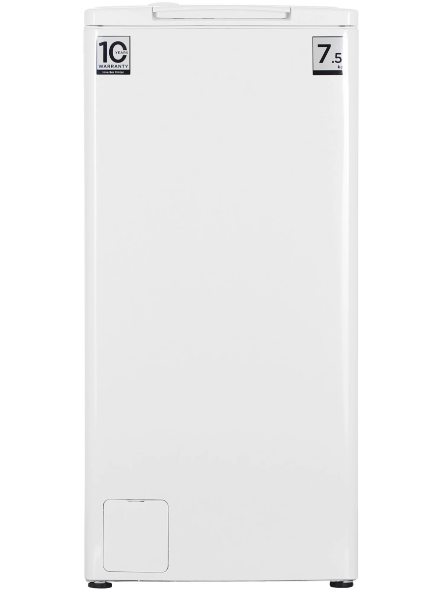 Стиральная машина Midea MFE12W75B/W-RU кл: A вертикальная, макс. загрузка:7.5кг белый