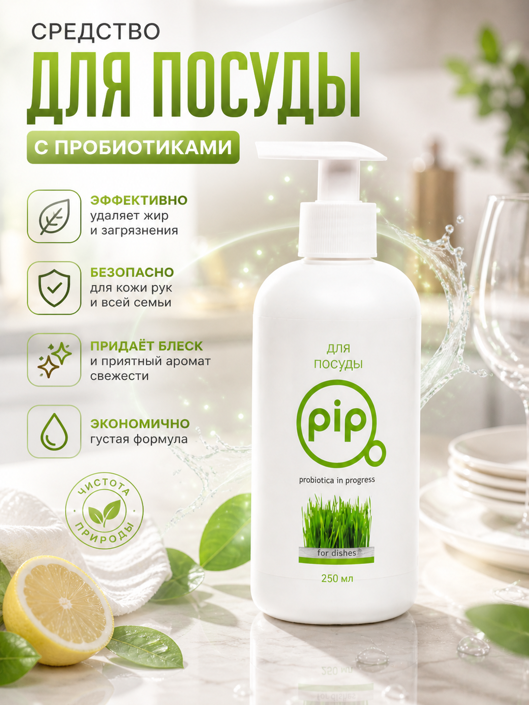 Pip Для Посуды 250 мл — фото 1