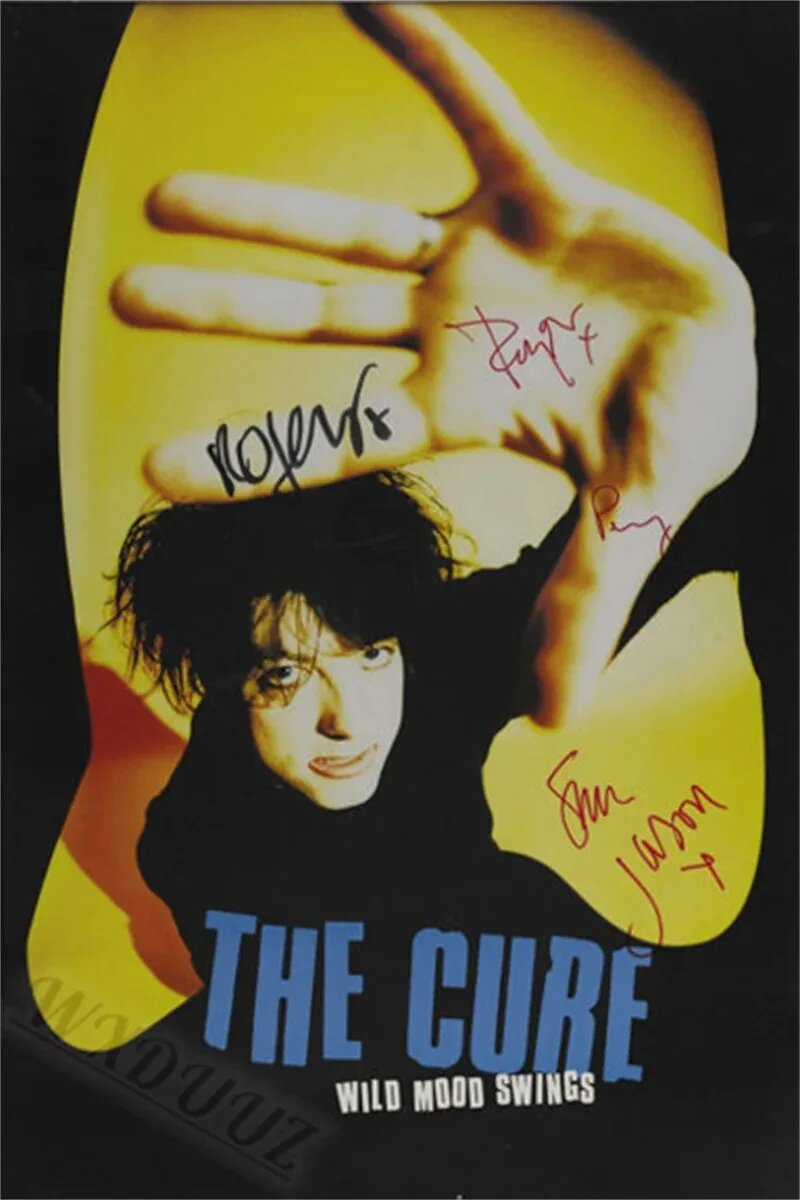 The Cure Wild Mood Swings постер 20x30см