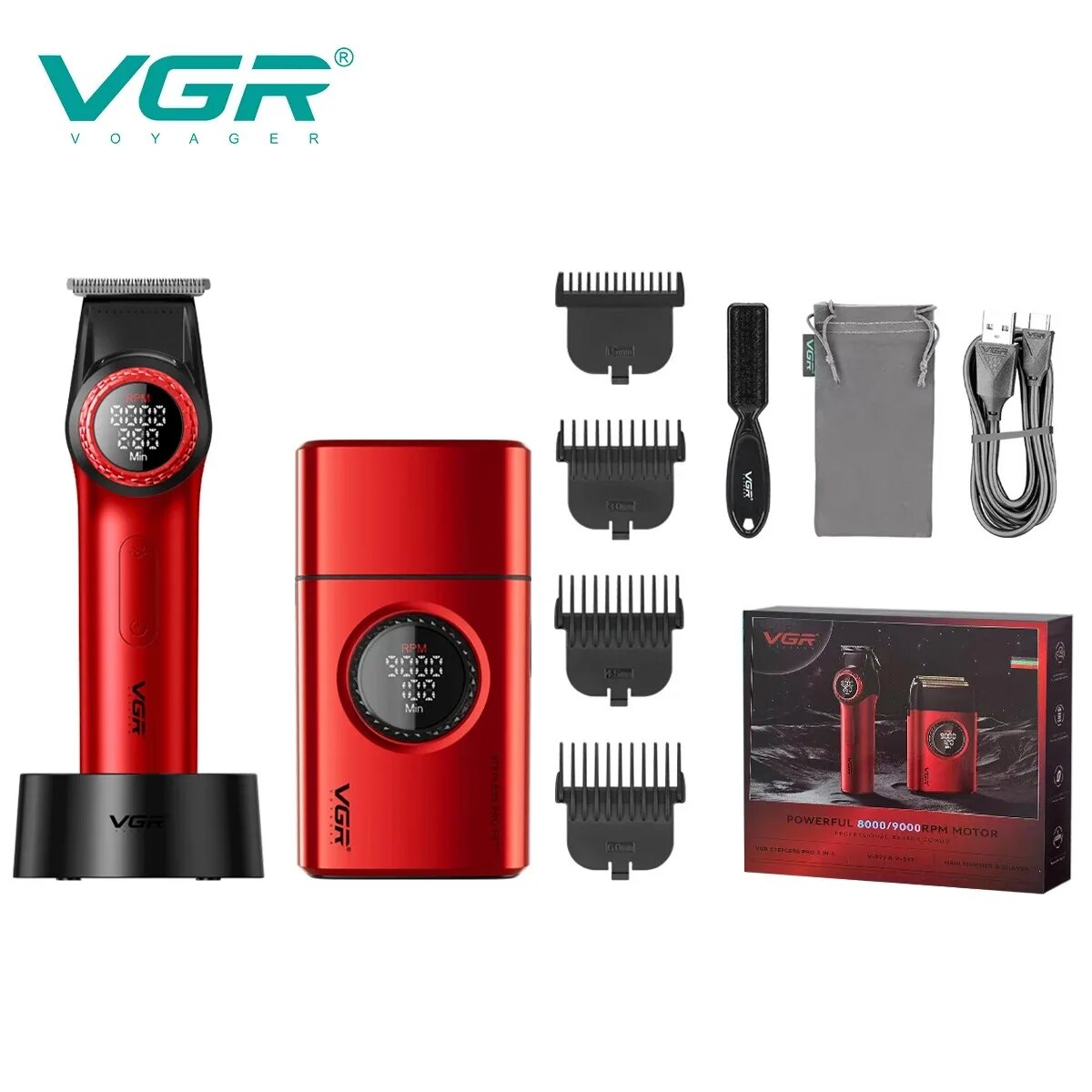 VGR Триммеры для волос V-977/V-377