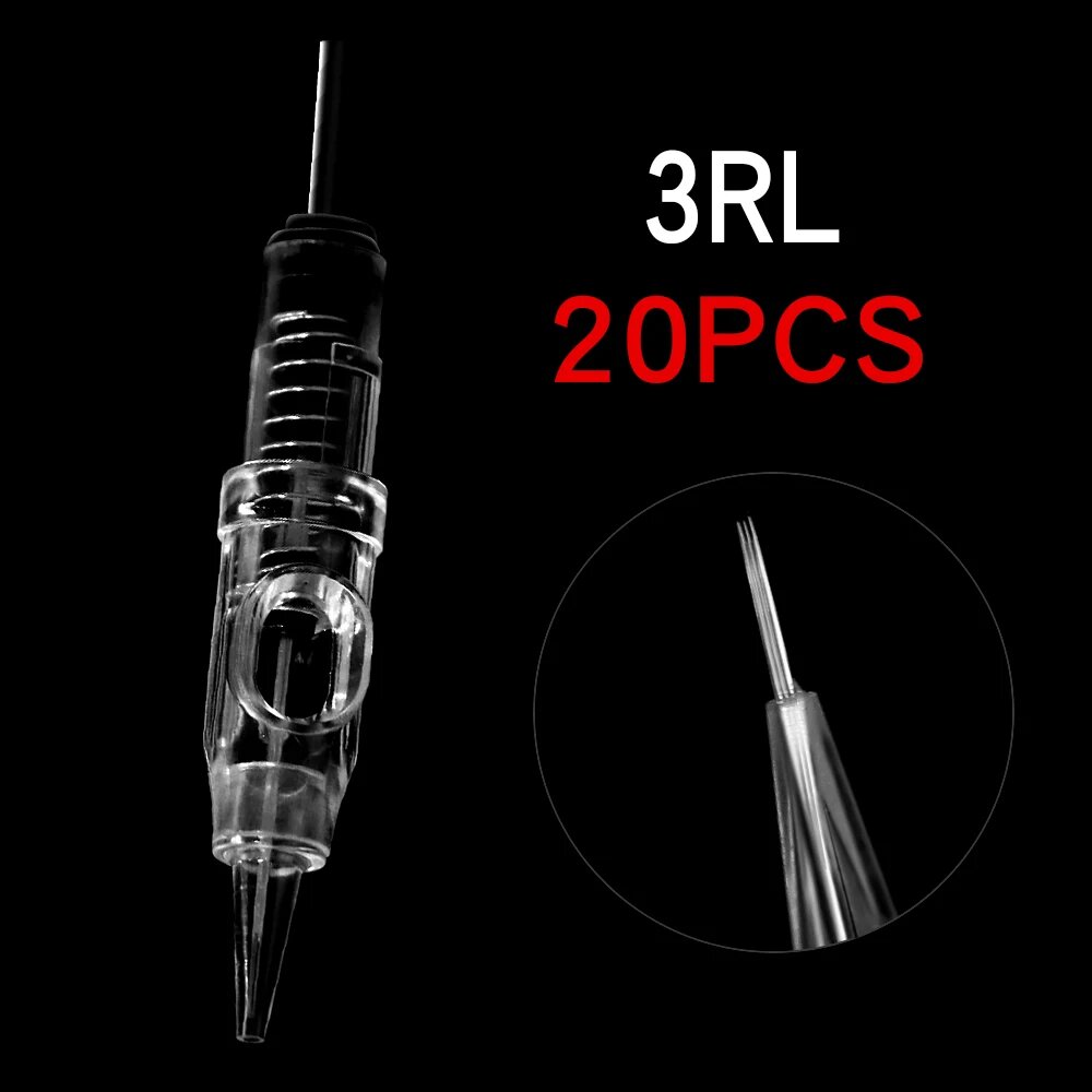 Иглы для тату-картриджей Raiuleko R-365 #RL/#F 0,3 мм 3RL