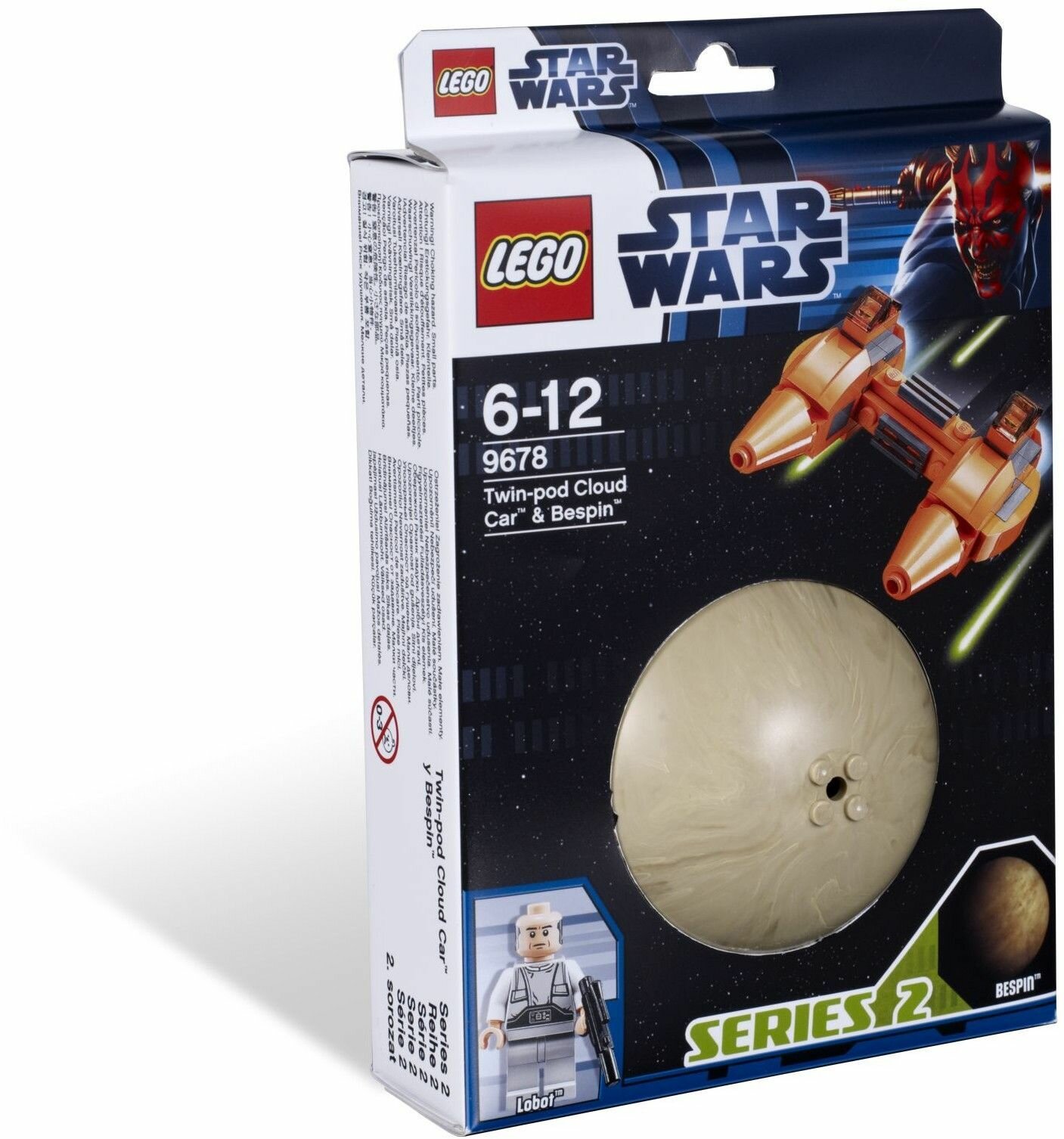 Конструктор LEGO Star Wars 9678 Twin-pod Cloud Car & Bespin (Звездные войны Двухместный аэромобиль и планета Беспин)