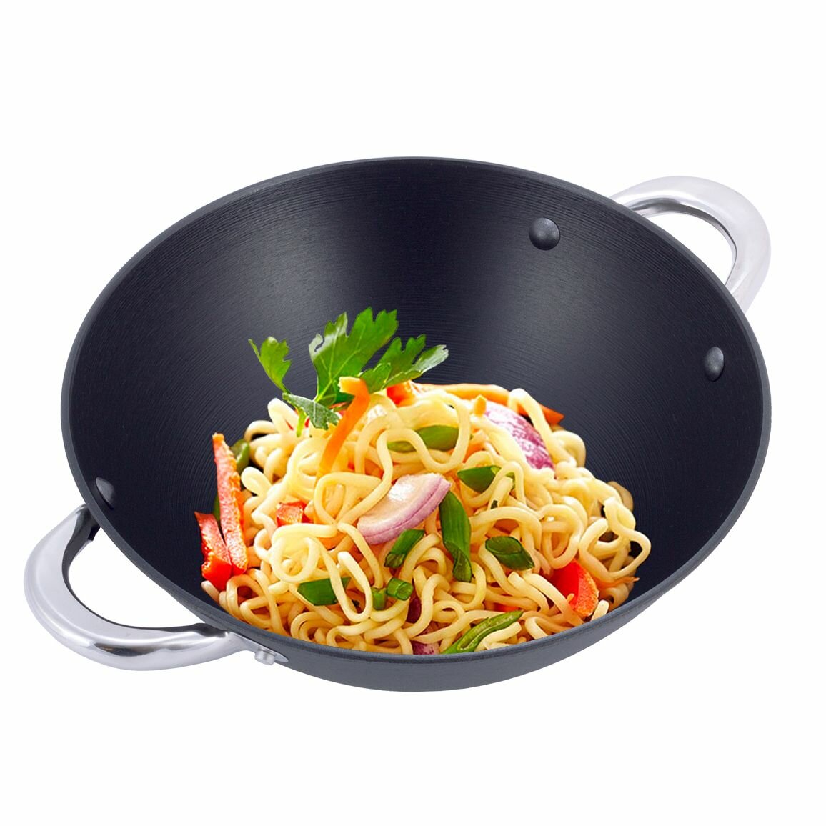 Казан чугунный "Wok", с антипригарным мраморным покрытием, 3,6 L KAMILLE