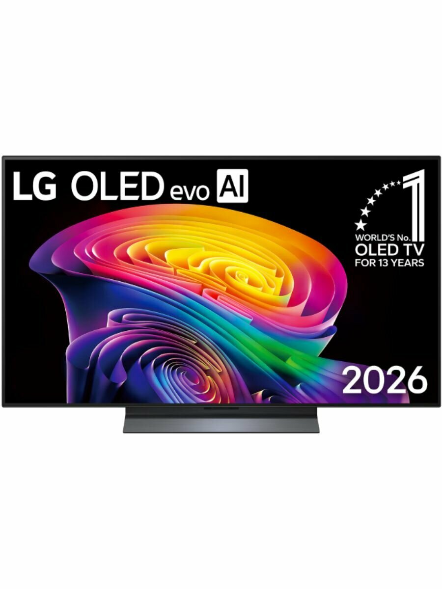 Телевизор LG OLED48C6RLA, диагональ 48", разрешение 4K, черный