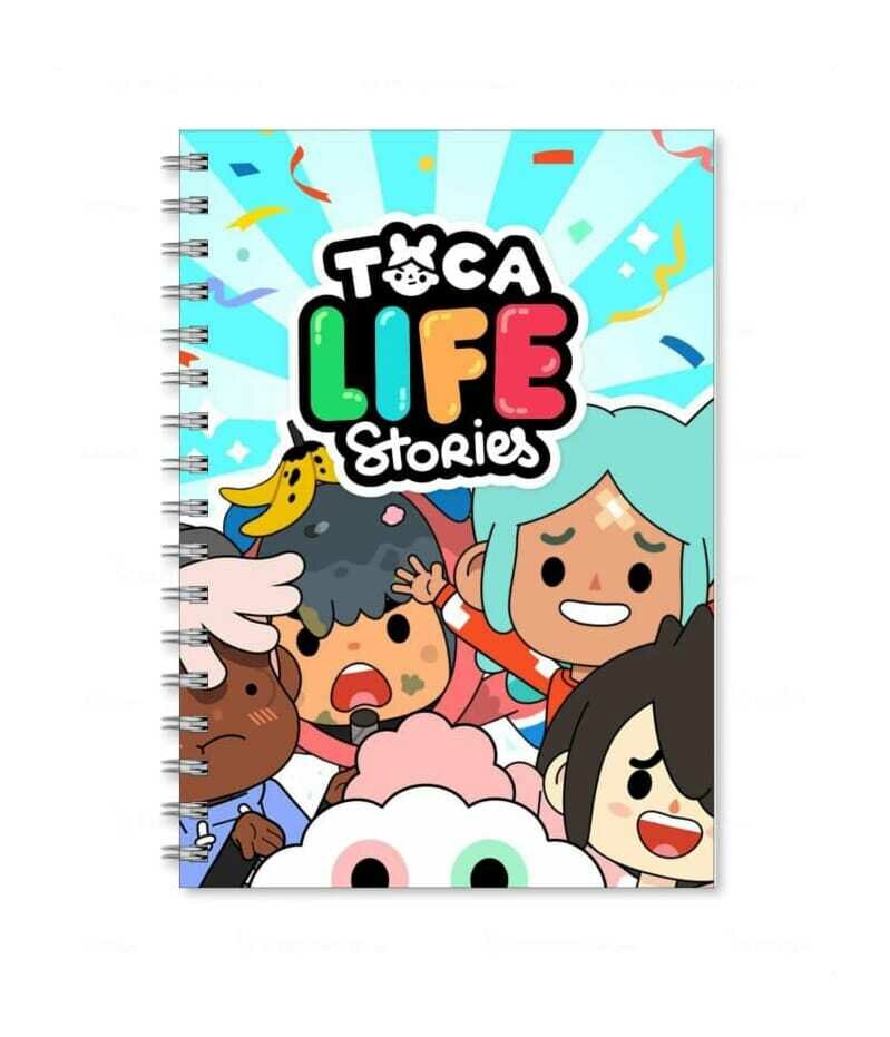 Тетрадь MIGOM формата А5, с принтом "Тока Бока, Toca Boca" - 8