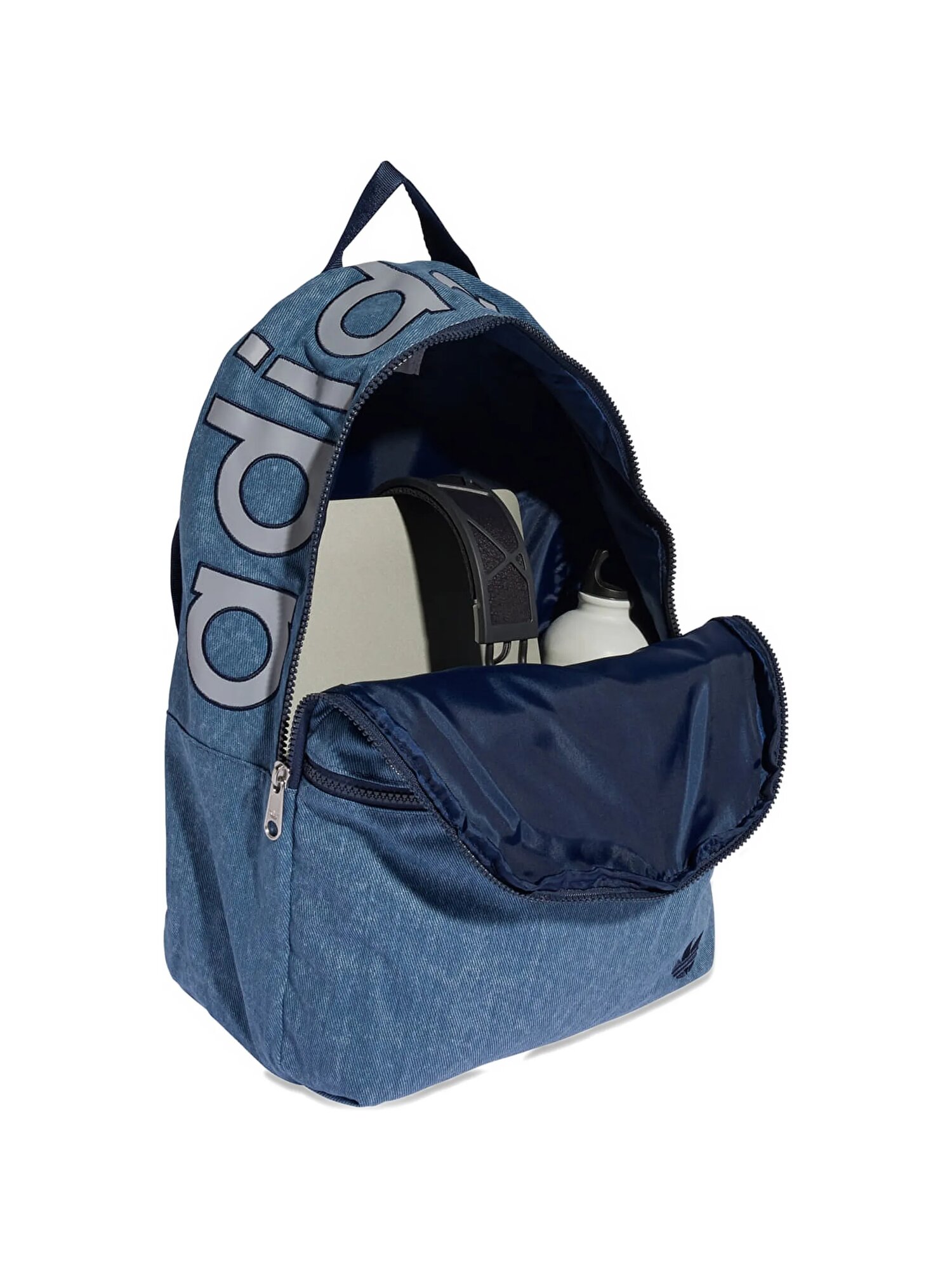 Сумка adidas Logo-print backpack, blue — фото 1