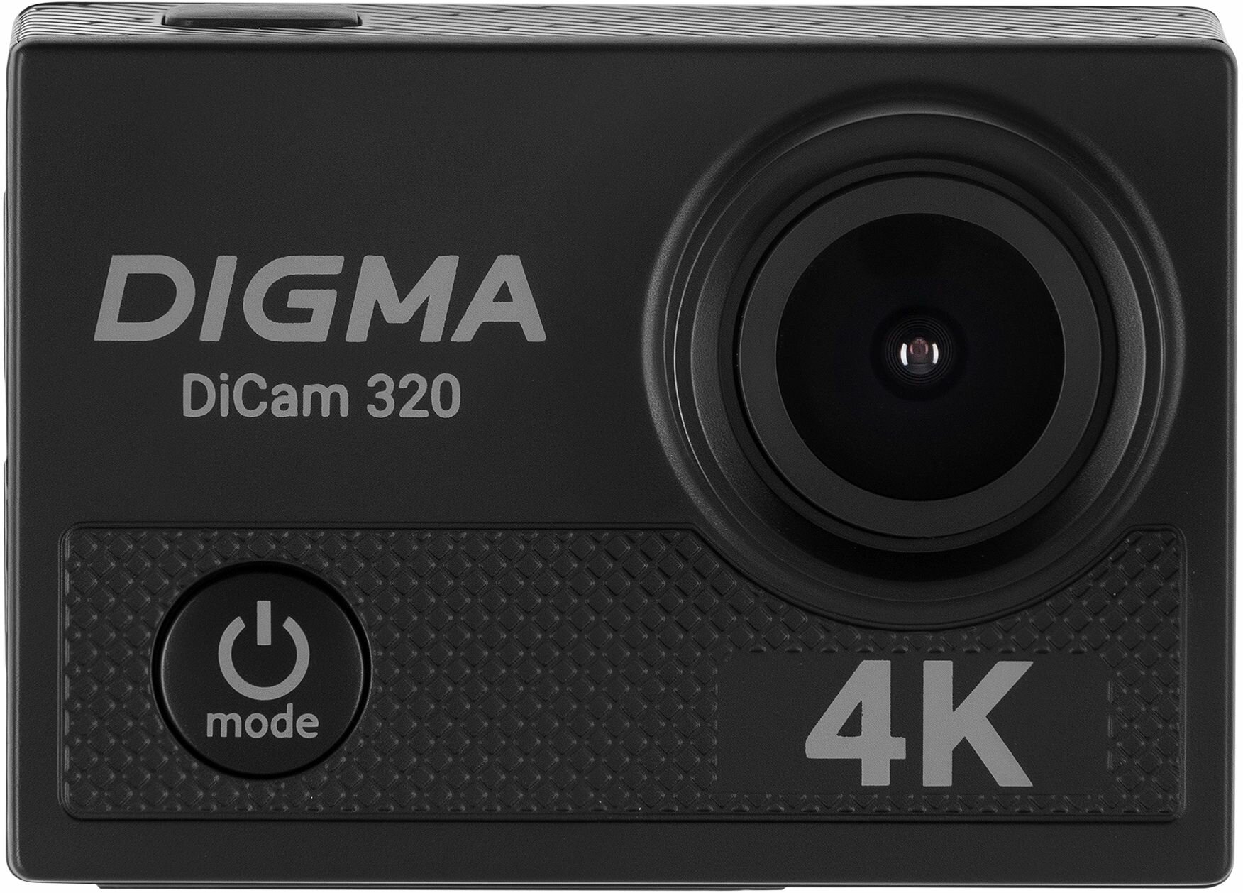 Экшн-камера Digma DiCam 320 4K, WiFi, черный (DC320)
