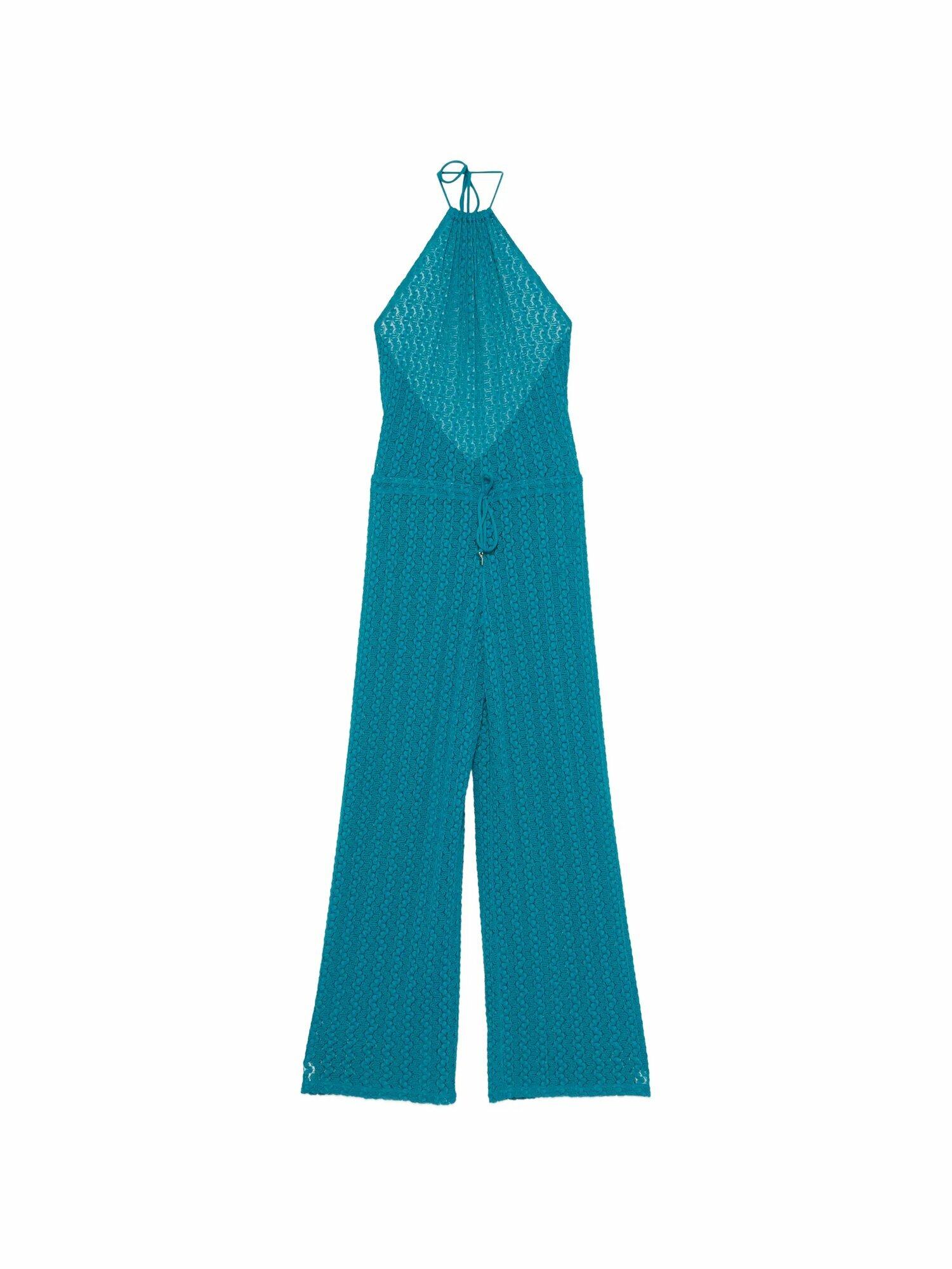 Комбинезон Crochet-knit halterneck jumpsuit