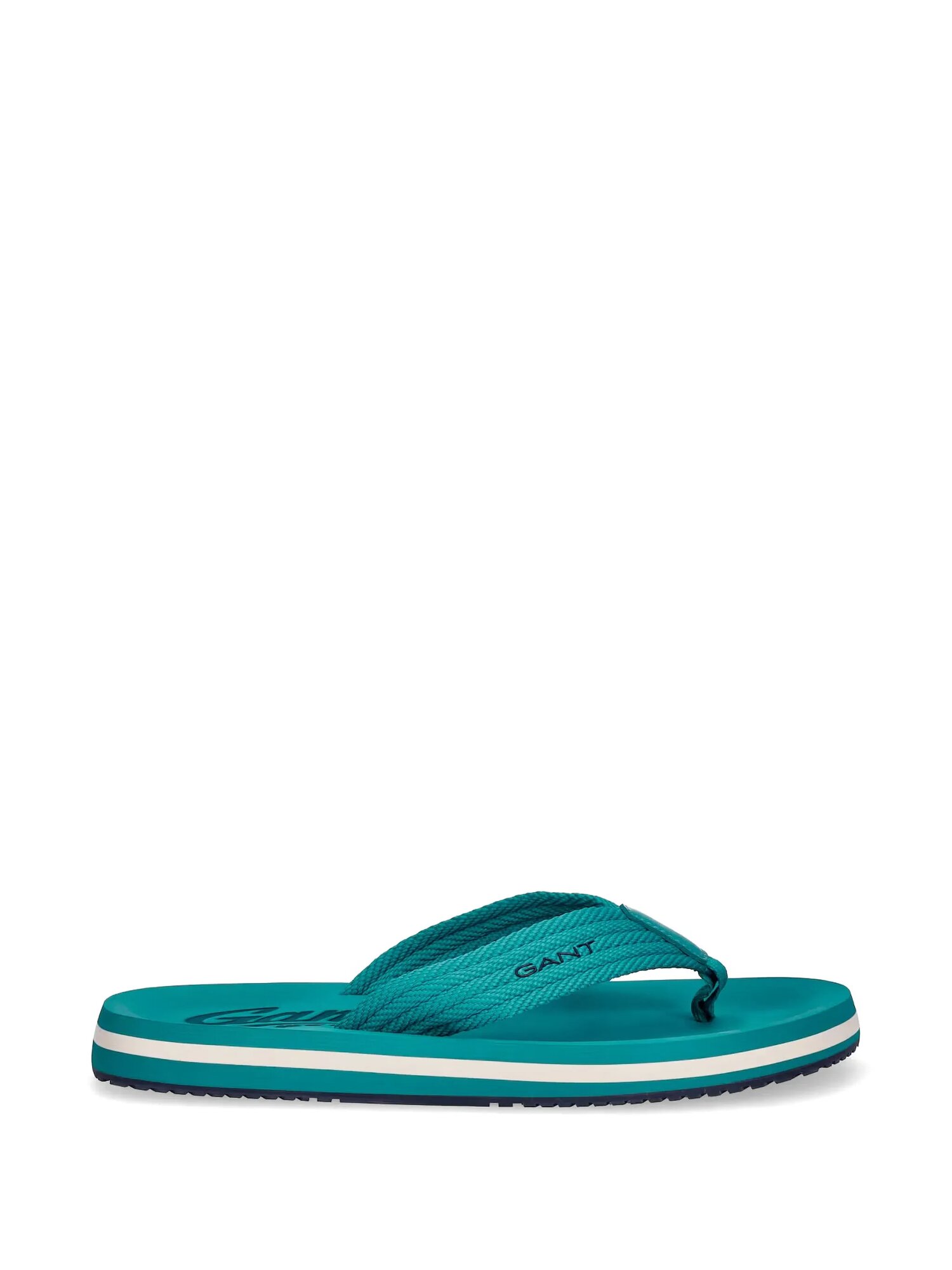 Шлёпанцы Logo-print braided flip-flops