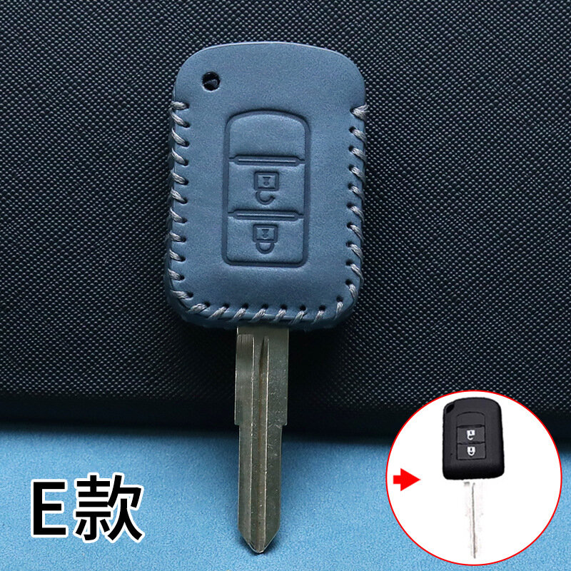 Одиночный ярко-голубой чехол для ключа подходит для Mitsubishi Outlander, Mirage, ASX, Pajero, Lancer
