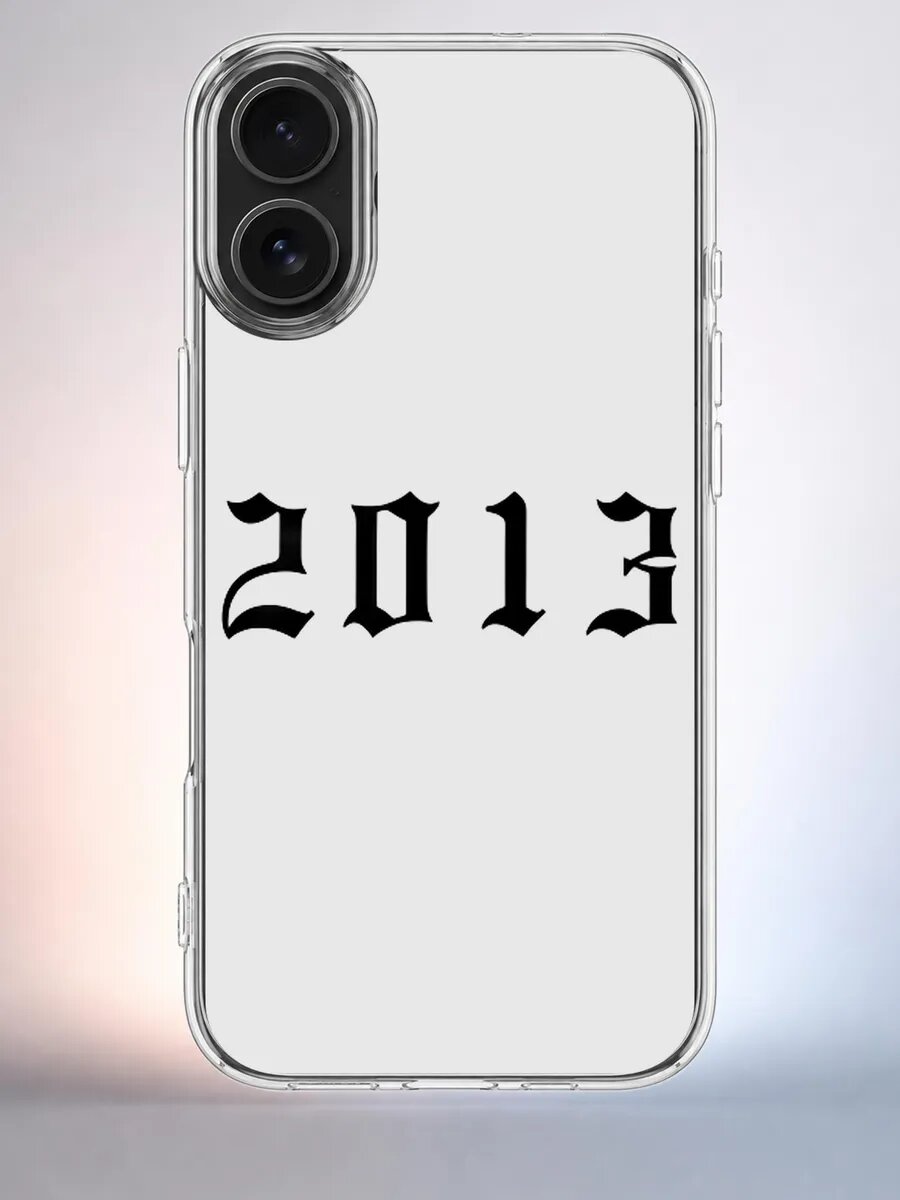 Чехол iPhone 16 2013 готика силиконовый прозрачный