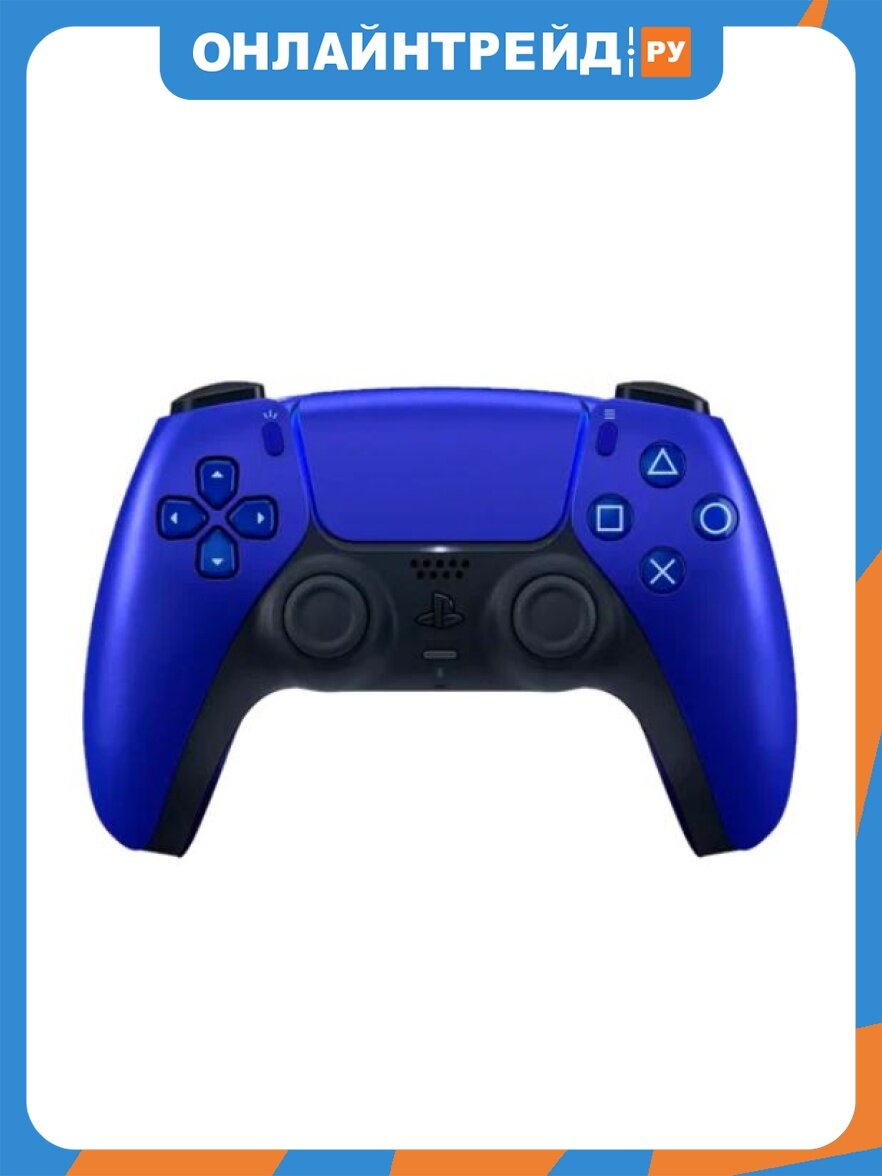 Беспроводной контроллер PS5 PlayStation 5 DualSense, (Cobalt Blue) синий