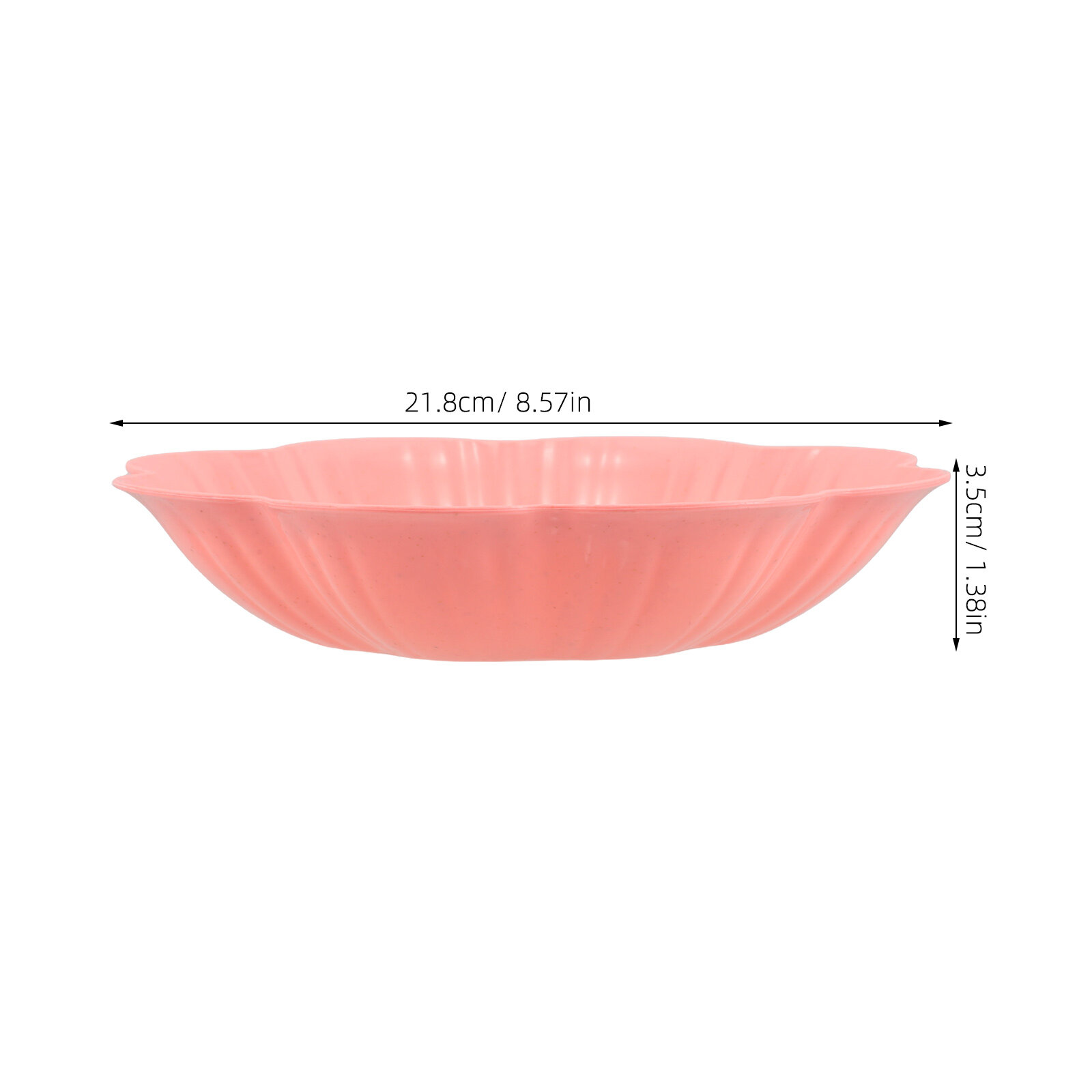 Поднос Для Фруктов И Сладостей В Forme Цветка Розового Цвета 21.80X21.80X3.50Cm
