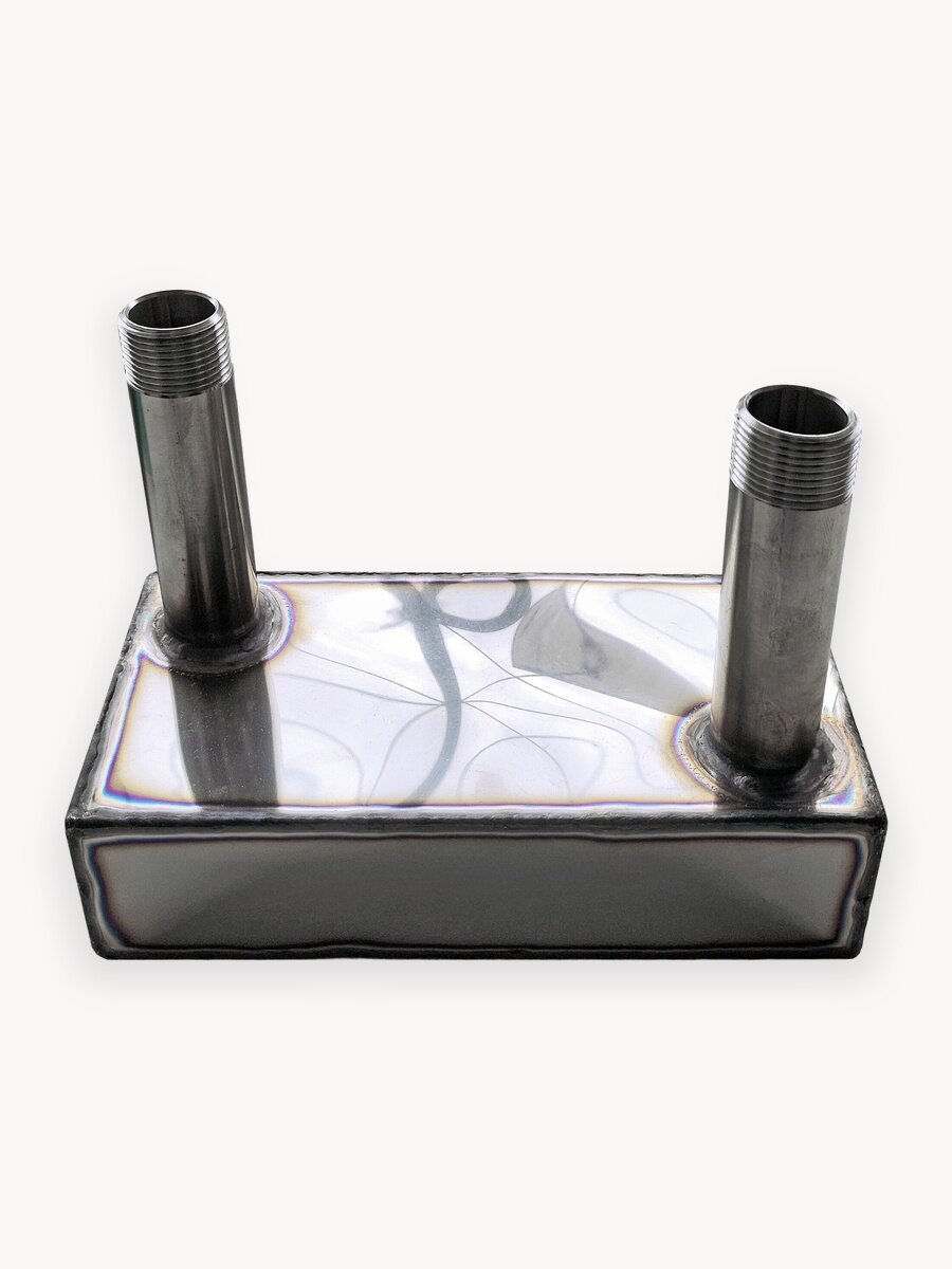 Теплообменник для печи 1 л. 1 мм.