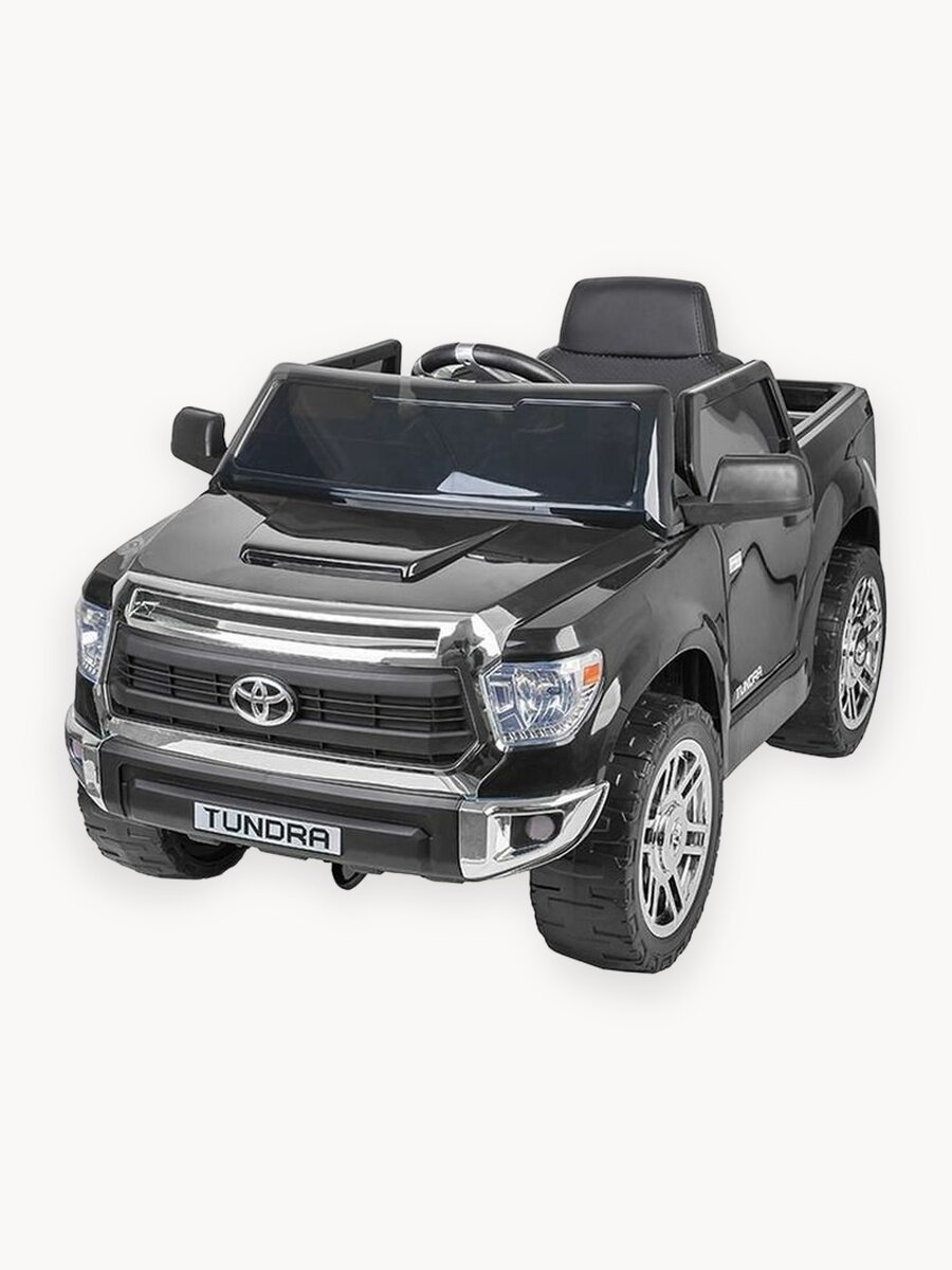 Детский электромобиль на аккумуляторе и с пультом управления, Toyota Tundra, цвет чёрный
