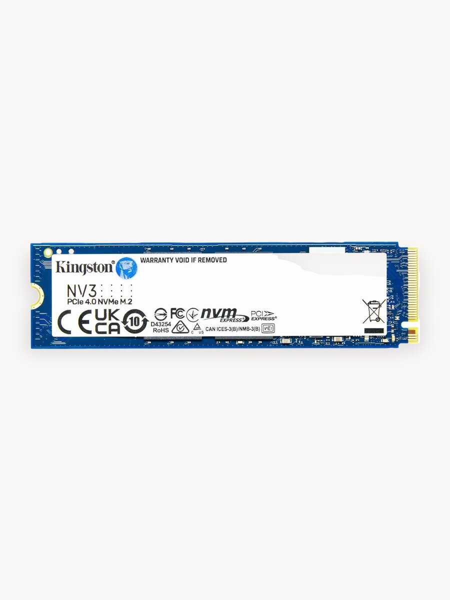 Накопитель SSD Kingston PCIe 4.0 x4 1000GB SNV3S/1000G NV3 M.2 2280 (SNV3S/1000G)