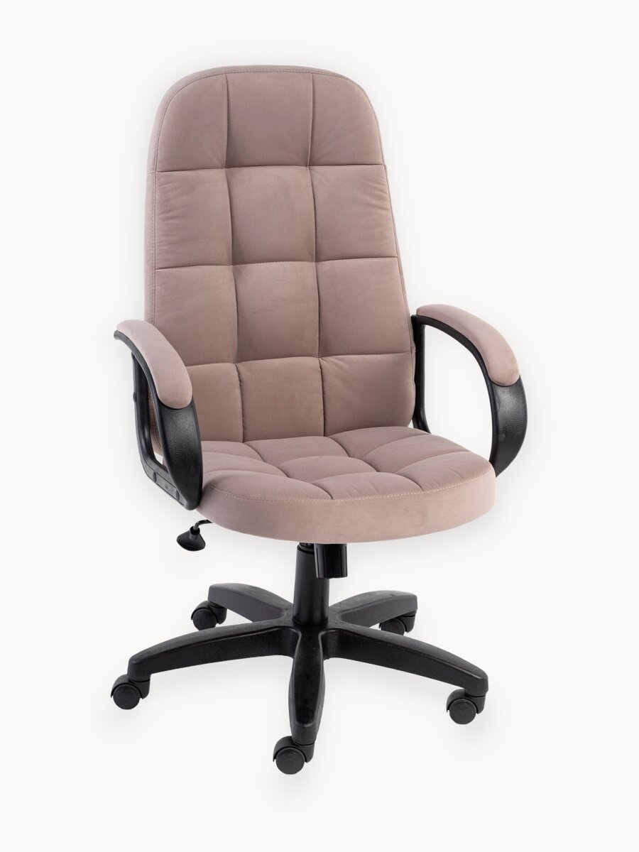 Кресло Office Lab standart-1021 PLUS lux (КР22) велюр серо-бежевый