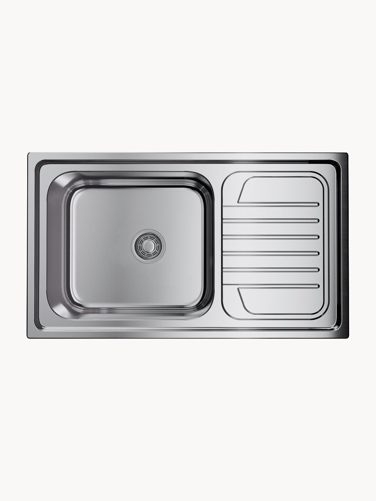 Кухонная мойка с крылом OMOIKIRI Haruna 86-IN, нержавеющая сталь/оборачиваемая