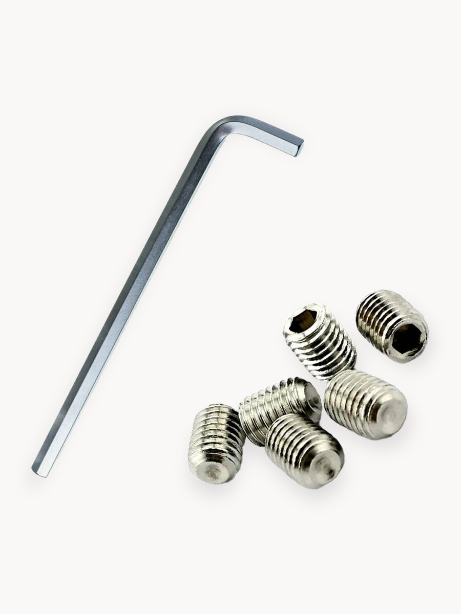 Ремкомплект для дверных ручек и смесителей. Набор стопорных винтов, М5Х5 мм