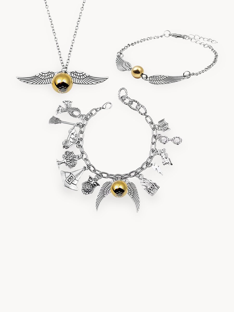 Комплект бижутерии: подвеска, браслет