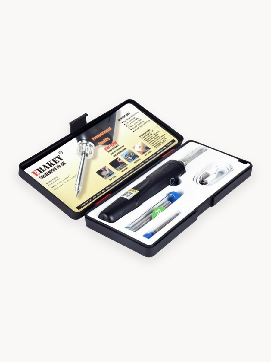 Паяльник аккумуляторный беспроводной USB, 8Вт