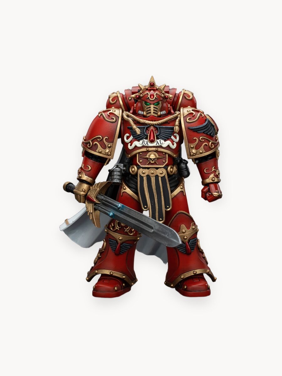 Подвижная фигурка JOYTOY Warhammer 40000 Blood Angels Legion Praetor with Paragon Blade