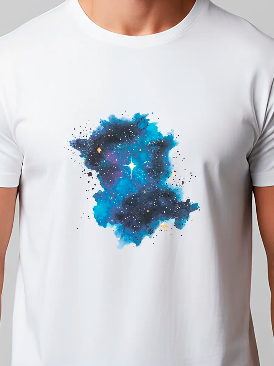 Футболка PRINTSHOT, 1 шт., размер XS, белый