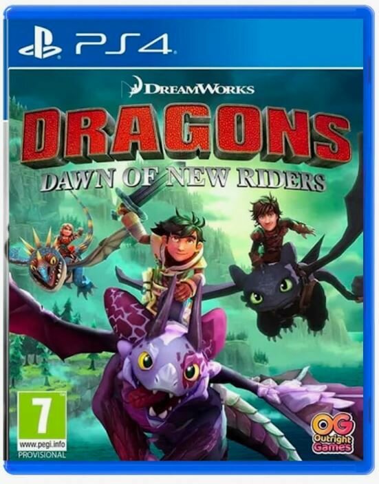 Игра DreamWorks Dragons Dawn of the New Riders, для PlayStation 4. Уцененный товар.